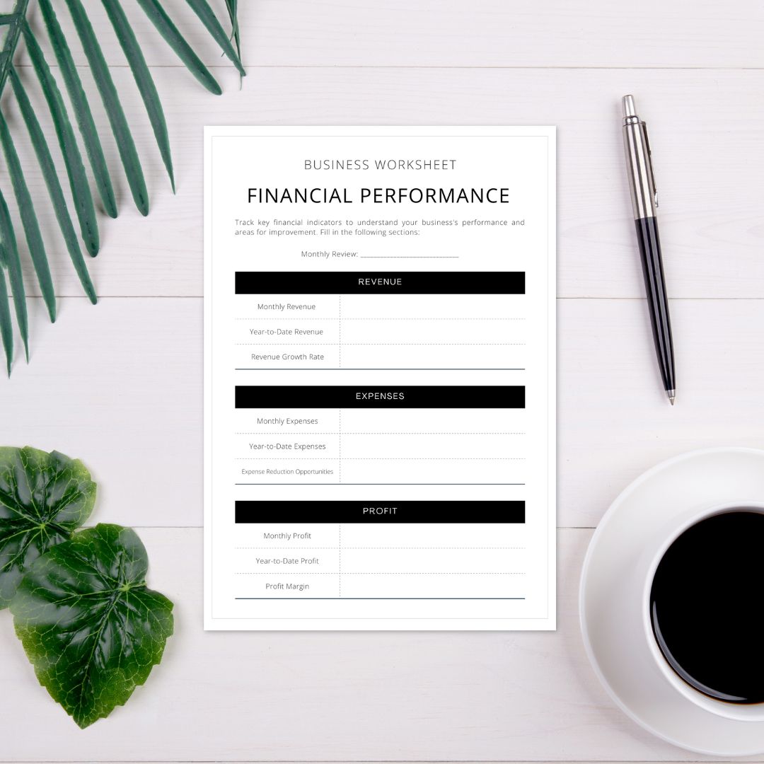 Financial Performance Template - WorkWell Spaces